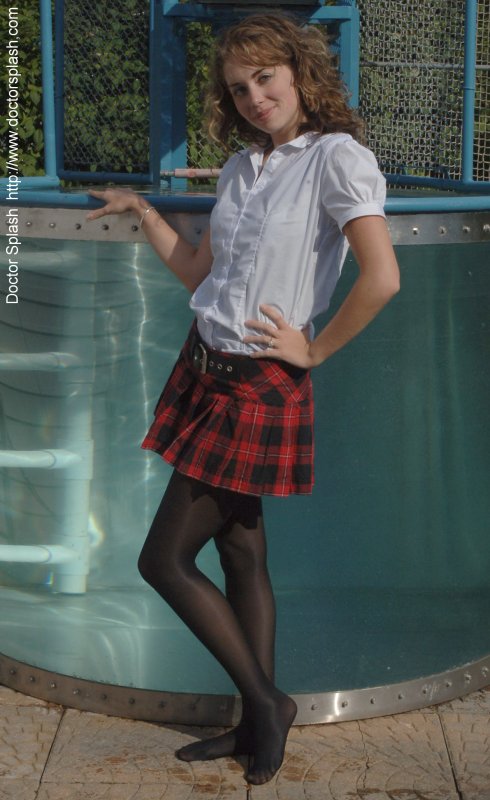 Lena School Girl Dunk Tank Gallery